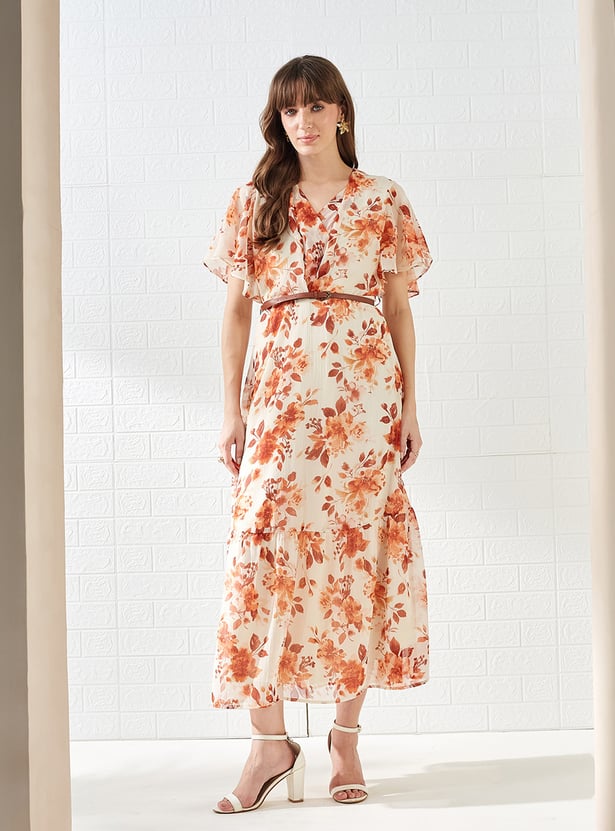 Buy LATIN QUARTERS Floral Print Maxi Dress from Latin Quarters at just ...