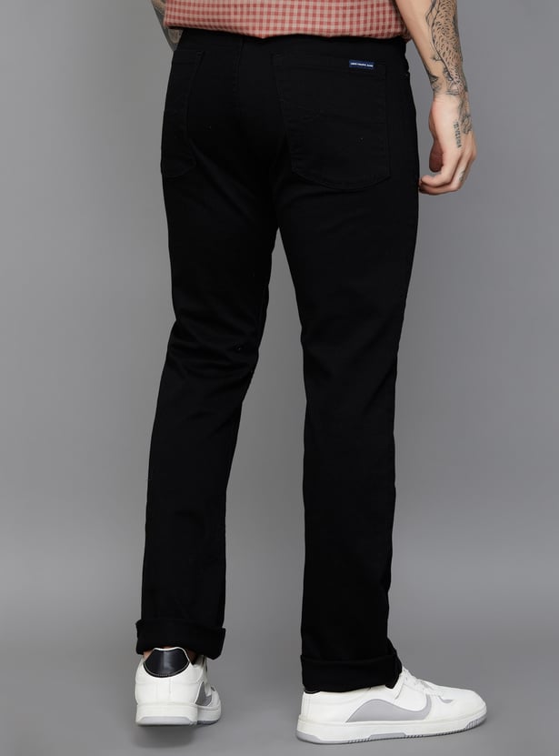 Buy LOUIS PHILIPPE Solid Regular Fit Jeans from LP Jeans at just INR 3475.0