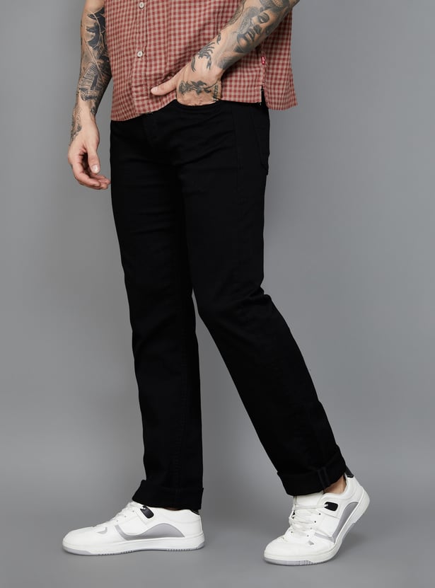 Buy LOUIS PHILIPPE Solid Regular Fit Jeans from LP Jeans at just INR 3475.0