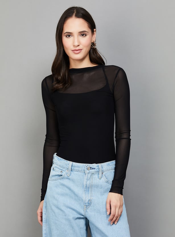 Buy AND Sheer Top from AND at just INR 1490.0