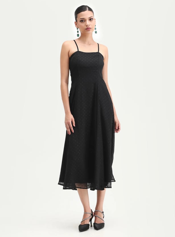 Buy RAREISM Dobby Woven A-line Dress from Rareism at just INR 3999.0