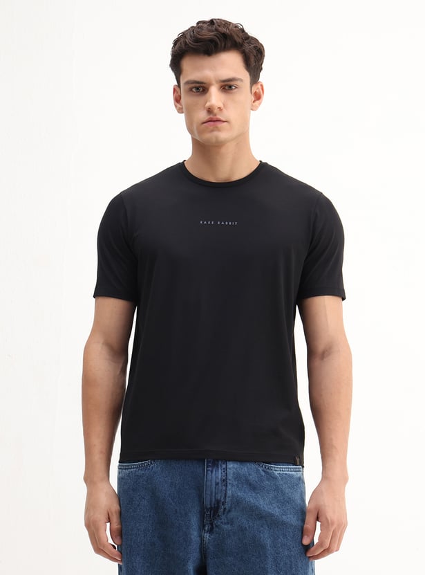 Buy RARE RABBIT Brand Print T-shirt from Rare Rabbit at just INR 1299.0