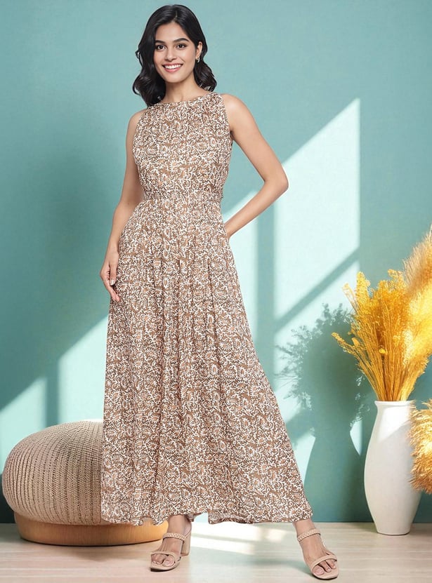 Buy AURELIA Printed Maxi Dress from Aurelia at just INR 2599.0