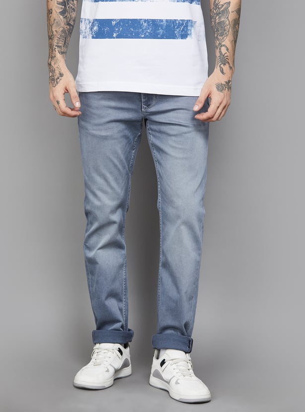 Buy LP JEANS Washed Slim Straight Jeans from LP Jeans at just INR 4002.0