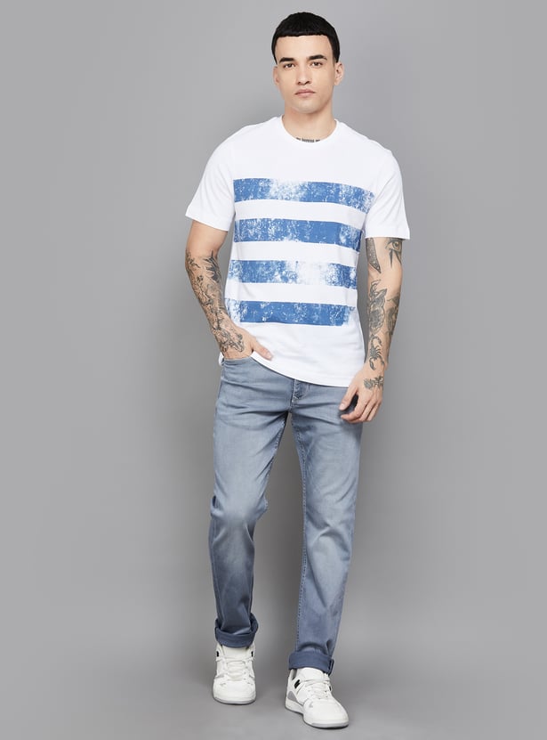 Buy LP JEANS Washed Slim Straight Jeans from LP Jeans at just INR 4002.0
