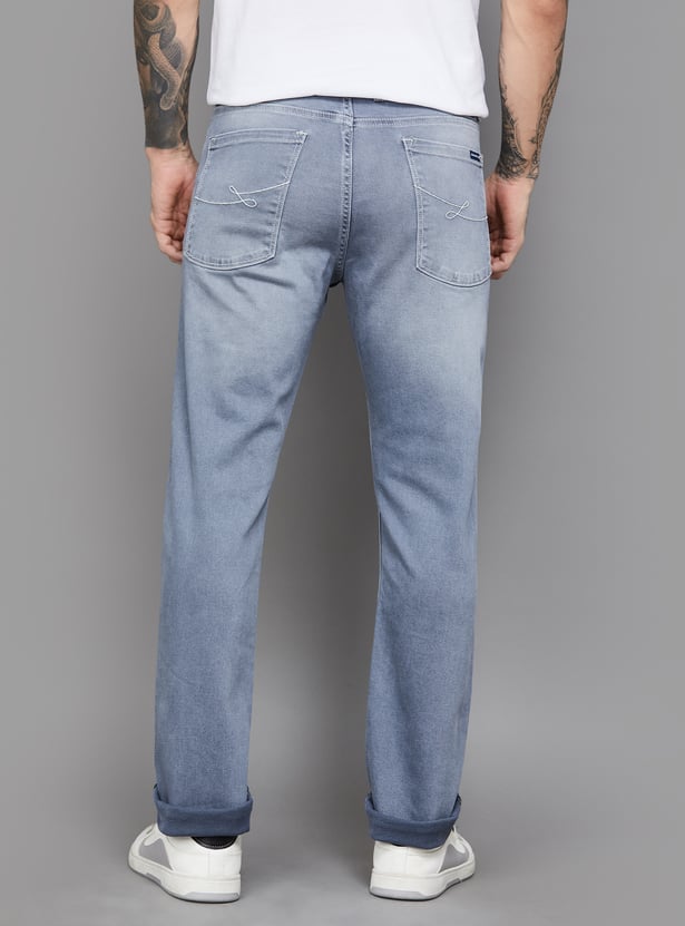 Buy LP JEANS Washed Slim Straight Jeans from LP Jeans at just INR 4002.0