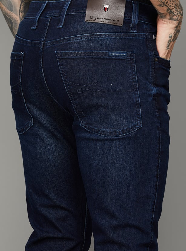 Buy LP JEANS Dark-Washed Slim Straight Jeans from LP Jeans at just INR ...