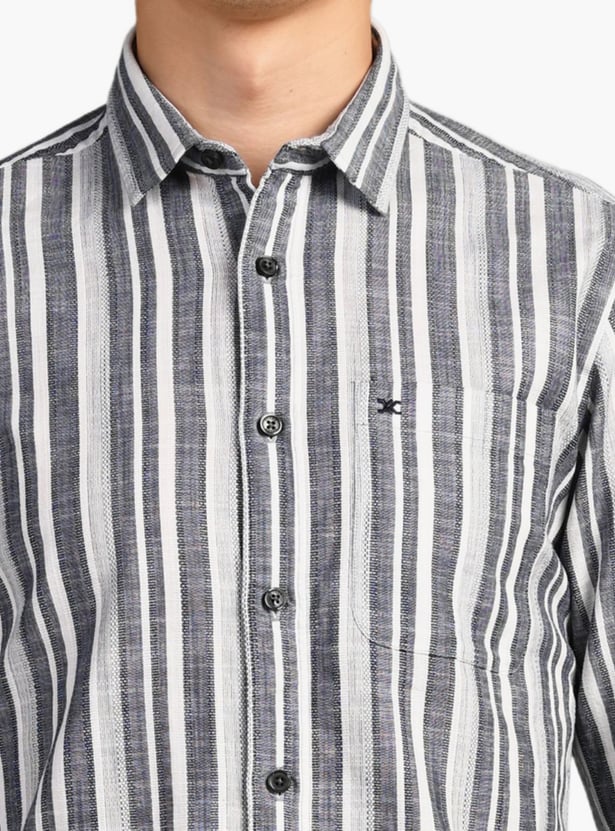 Buy KILLER Striped Regular Fit Shirt from Killer at just INR 1999.0