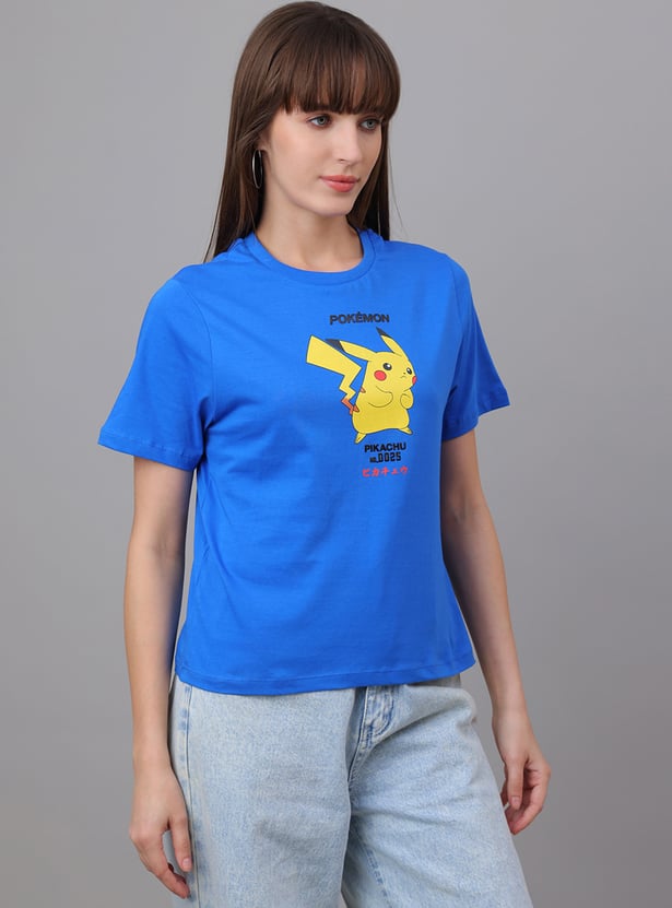 Buy FREE AUTHORITY Pokemon Print T-shirt from Free Authority at just ...