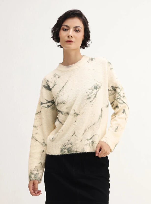 Buy RAREISM Knit Printed Sweater from Rareism at just INR 3499.0