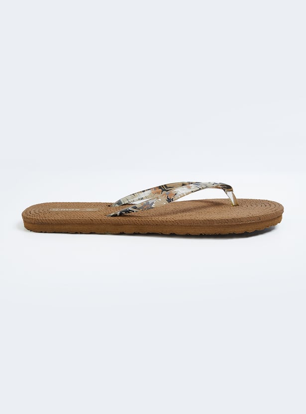 Buy Women Textured V-Strap Slippers Online at just Rs. 299.0 ...