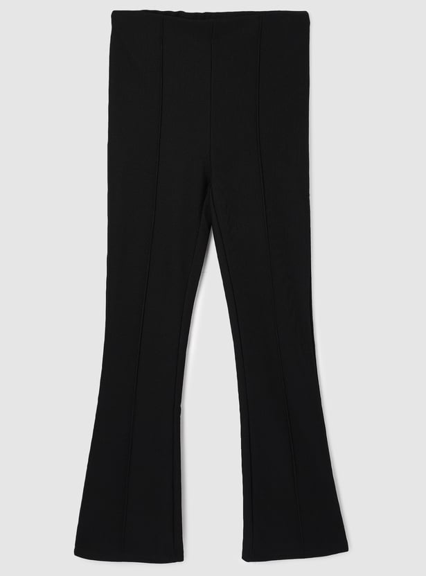 Buy Girls Knit Flared Trousers Online at just Rs. 799.0 - 1000014020748 ...
