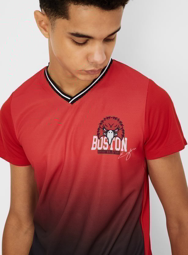 Buy Boys Ombre Active T-shirt Online at just Rs. 399.0 - 1000013845090 ...
