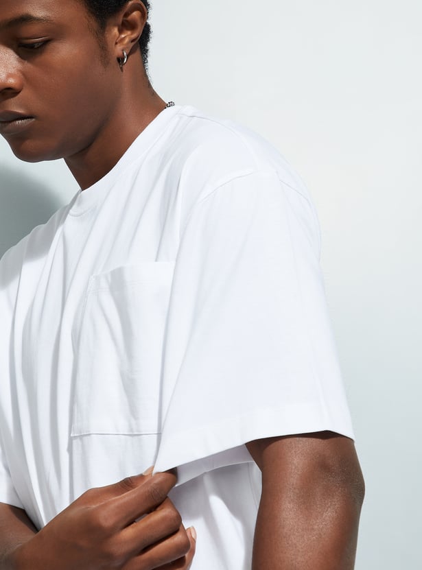 Buy URB_N Men Boxy Fit Solid T-shirt Online at just Rs. 399.0 ...