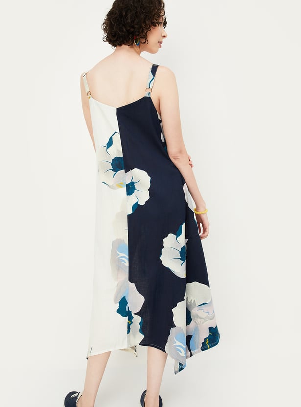 Buy Women Printed Handkerchief Hem Dress Online at just Rs. 1299.0 ...