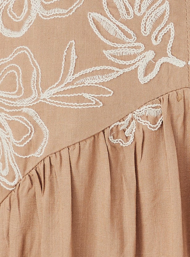 Buy Women Embroidered A-line Dress Online at just Rs. 1299.0 ...