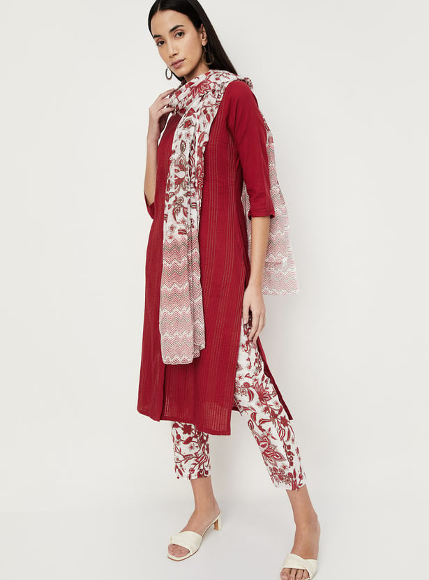 Buy Women Pintuck Straight Kurta Set Online at just Rs. 1499.0 ...