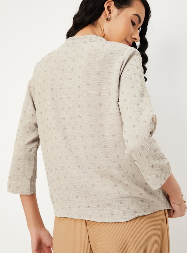 Buy Women Dobby Woven Top Online at just Rs. 799.0 - 1000014053054 ...