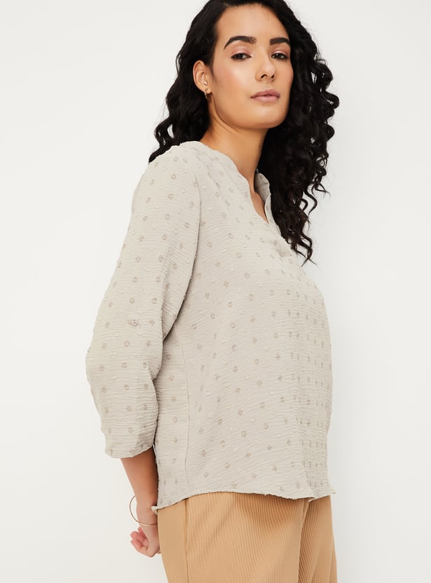 Buy Women Dobby Woven Top Online at just Rs. 799.0 - 1000014053054 ...