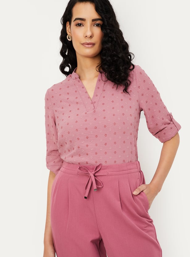 Buy Women Dobby Woven Top Online at just Rs. 799.0 - 1000014012944 ...