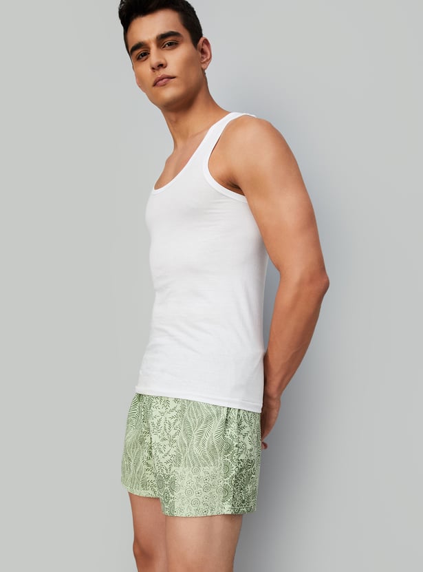 Buy Men Solid Vest - Pack of 2 Online at just Rs. 349.0 - 1000014015359 ...