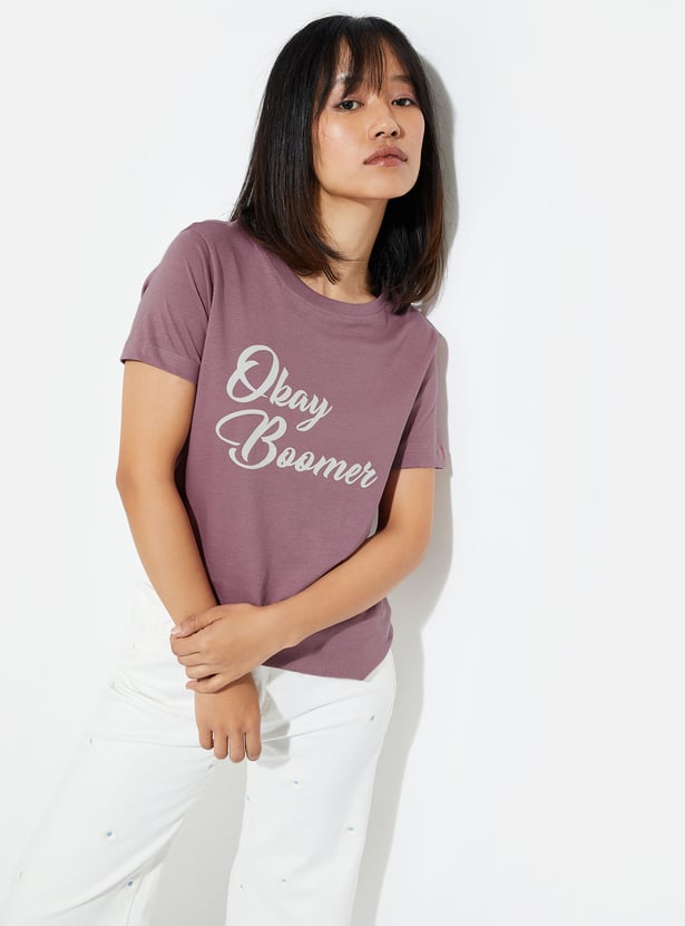 Buy URB_N Women Graphic Printed T-shirt - Pack of 2 Online at just Rs ...