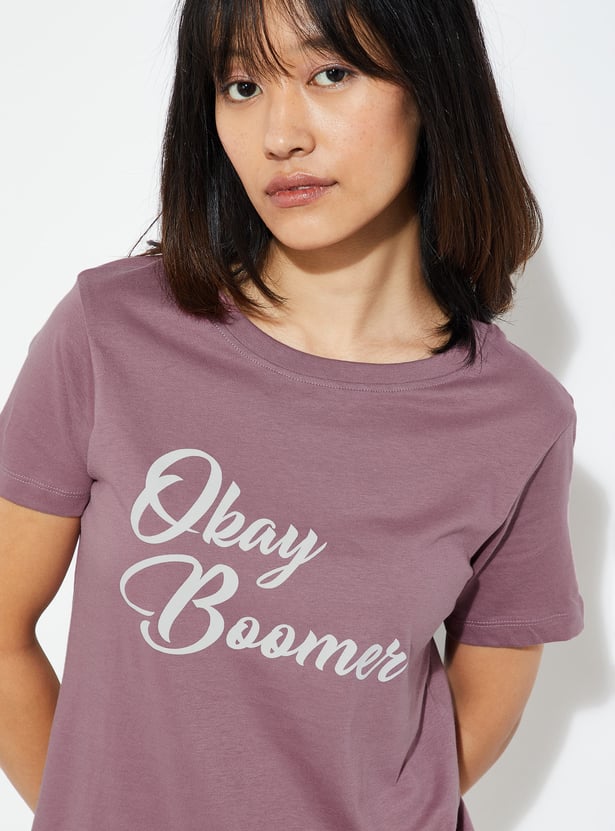 Buy URB_N Women Graphic Printed T-shirt - Pack of 2 Online at just Rs ...