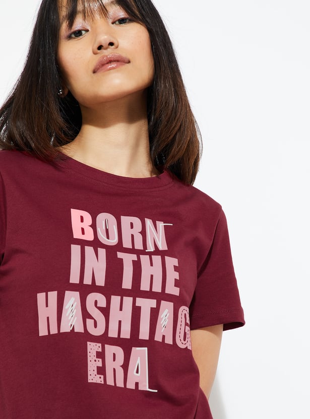 Buy URB_N Women Graphic Printed T-shirt - Pack of 2 Online at just Rs ...