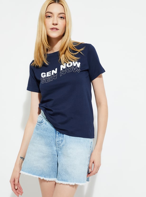 Buy URB_N Women Graphic Printed T-shirt - Pack of 2 Online at just Rs ...