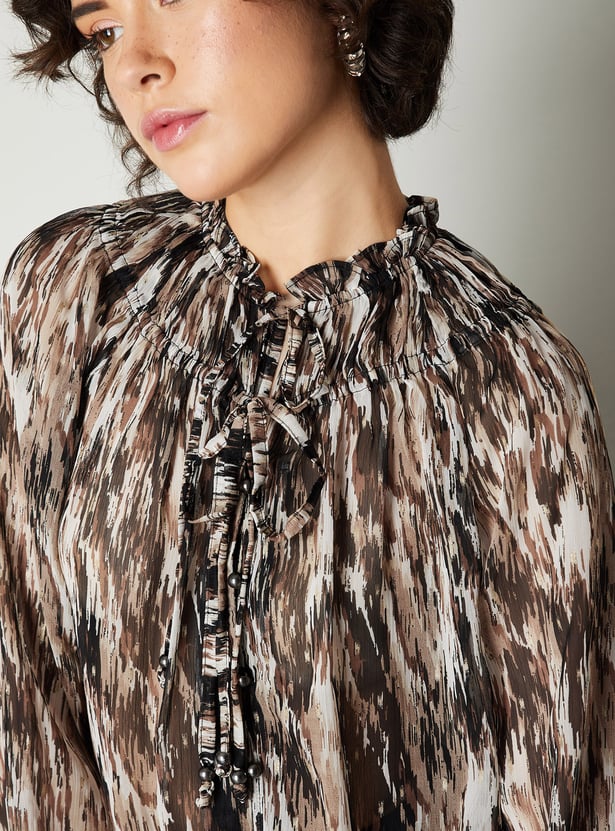 Buy Women Abstract Printed Top Online at just Rs. 899.0 - 1000014174318 ...