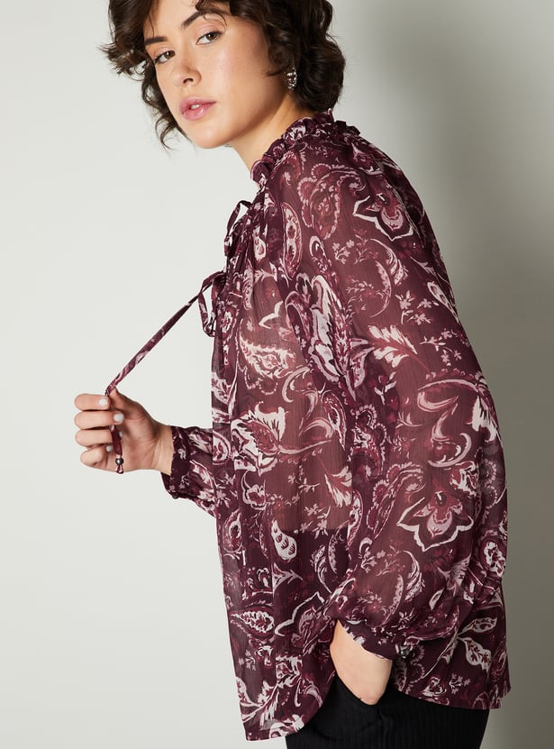 Buy Women Abstract Printed Top Online at just Rs. 899.0 - 1000014181098 ...