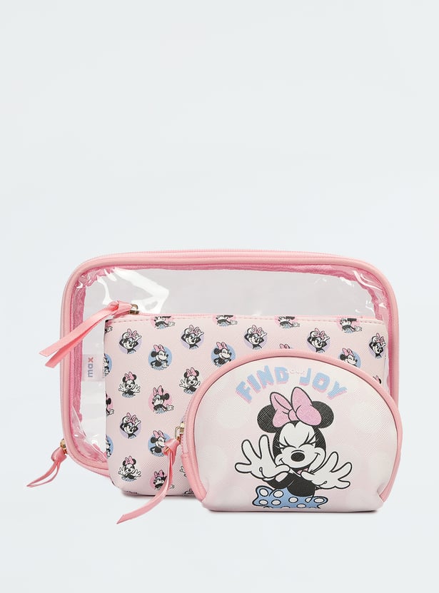 Buy Women Minnie Mouse Vanity Pouch - Pack of 3 Online at just Rs. 399. ...