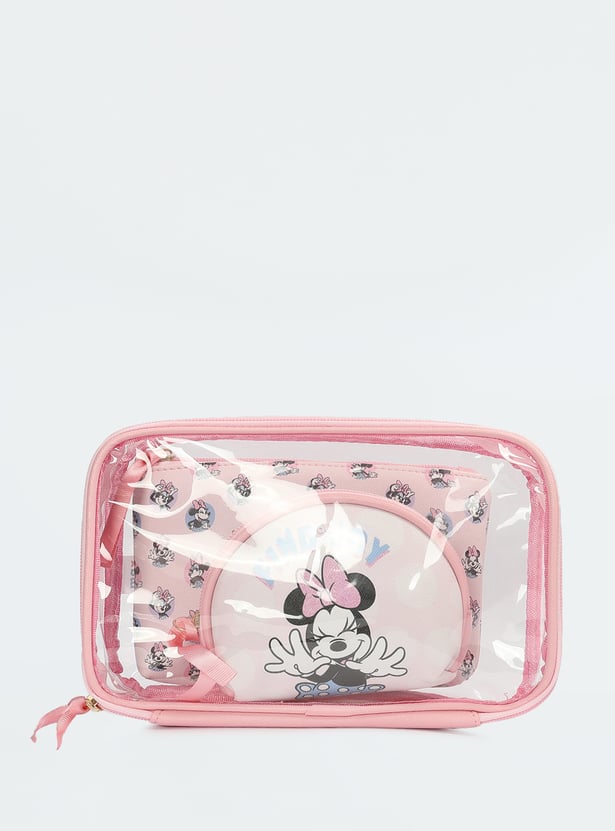 Buy Women Minnie Mouse Vanity Pouch - Pack of 3 Online at just Rs. 399. ...