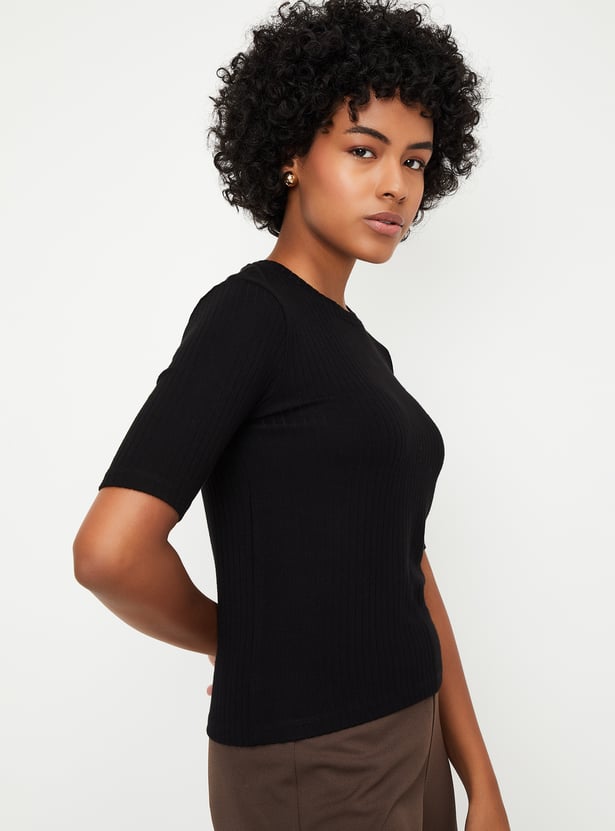 Buy Women Rib Knit Top Online at just Rs. 399.0 - 1000014281026 | Max ...