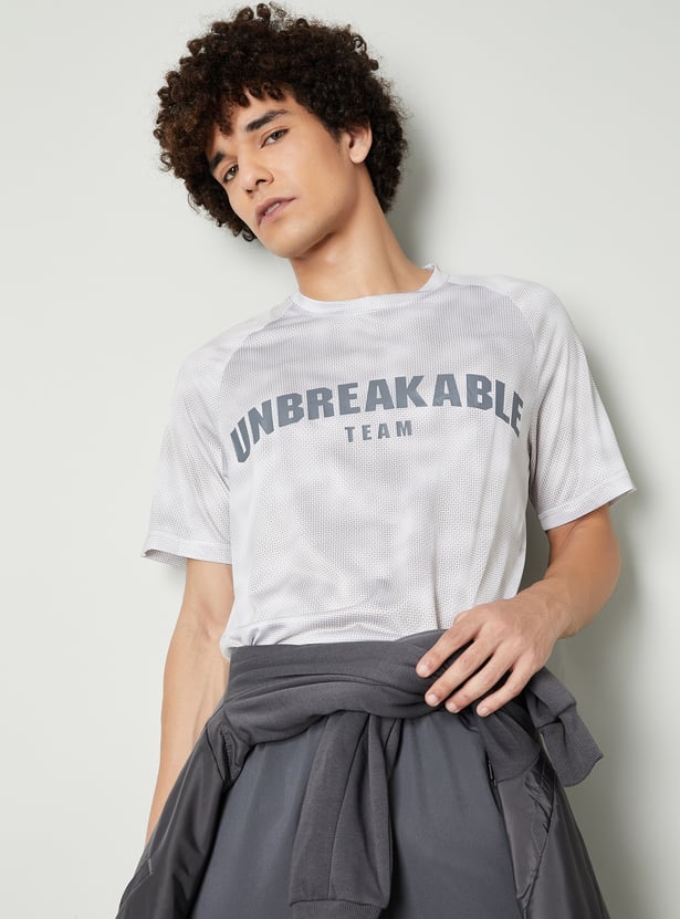 Buy Men All-Over Print Performance T-shirt Online at just Rs. 699.0 ...