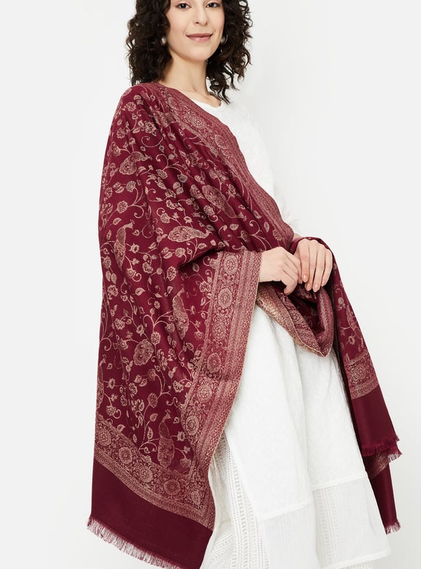 Buy Women Woven Shawl Online at just Rs. 799.0 - 1000014301824 | Max ...