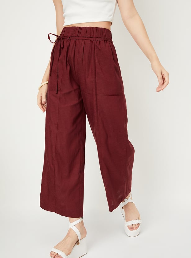 Buy Kalki x Max Women Solid Palazzos Online at just Rs. 899.0 ...