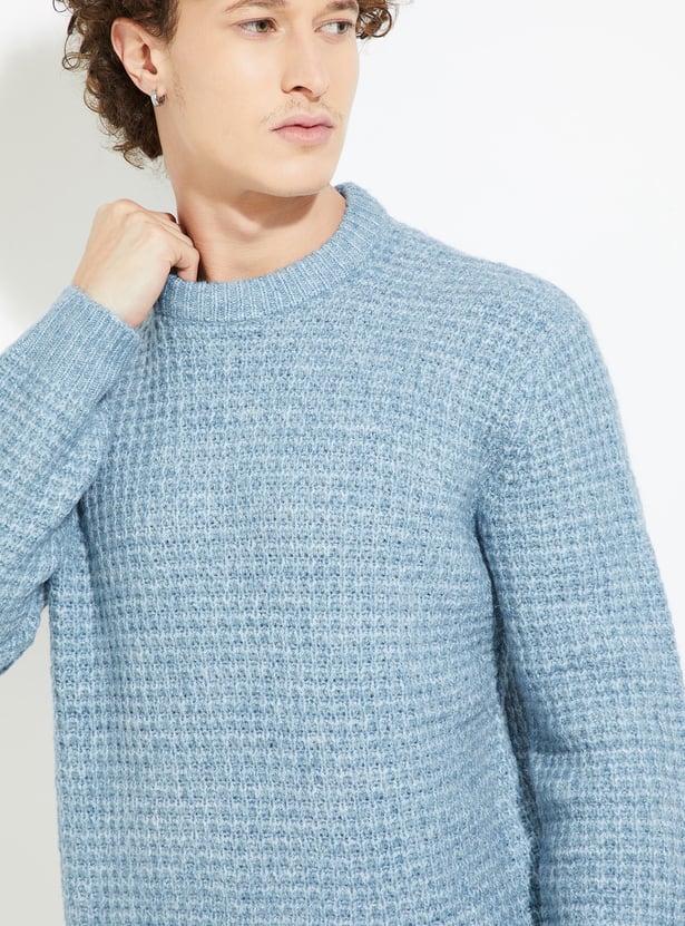 Buy URB_N Men Heavy Knit Textured Sweater Online at just Rs. 1499.0 ...