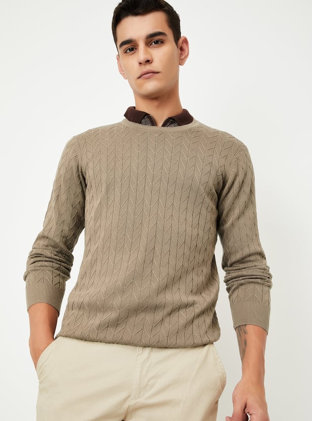 Buy Men Chevron Knit Sweater Online at just Rs. 1299.0 - 1000014340232 ...