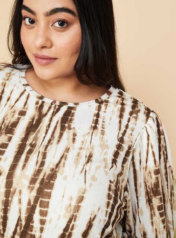 Buy Women Abstract Printed Knit Top Online at just Rs. 799.0 ...