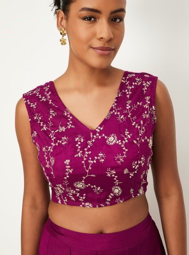 Buy Kalki x Max Women Embroidered Co-Ord Set Online at just Rs. 1999.0 ...