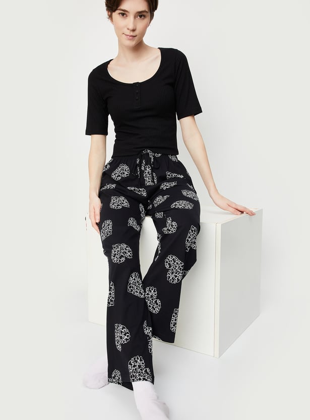 Buy Women Printed Pyjamas Online at just Rs. 499.0 - 1000014374786 ...