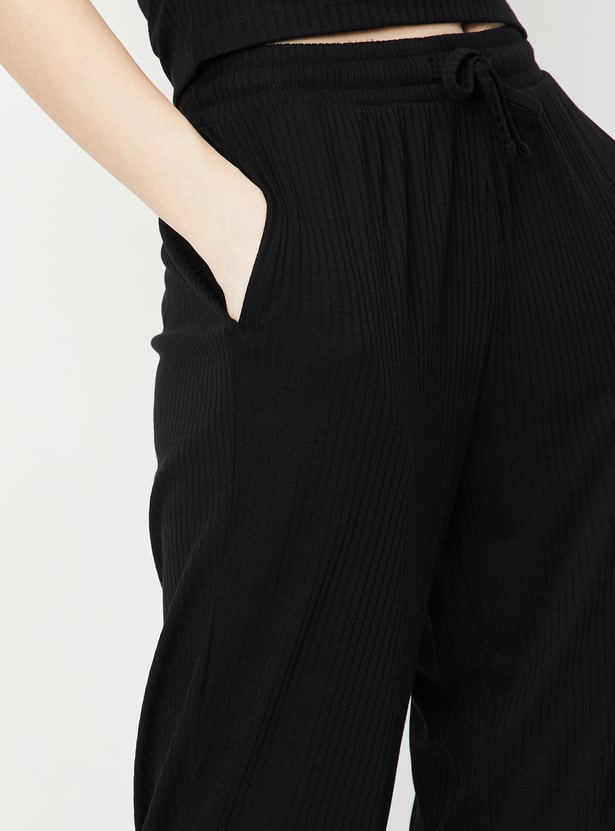 Buy Women Ribbed Pyjama Set Online at just Rs. 999.0 - 1000014432099 ...