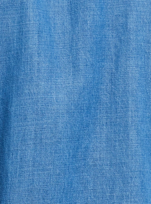 Buy URB_N Men Solid Denim Regular Fit Shirt Online at just Rs. 1049.0 ...