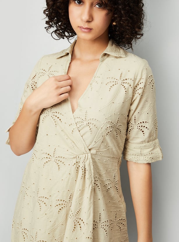 Buy Kalki x Max Women Schiffili Wrap Dress Online at just Rs. 1499.0 ...