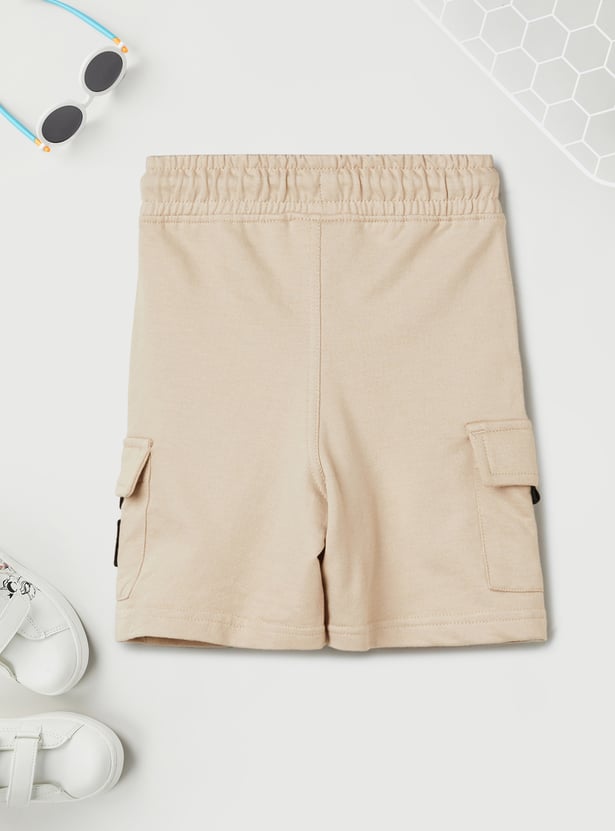Buy Boys Solid Knit Cargo Shorts Online at just Rs. 299.0 ...