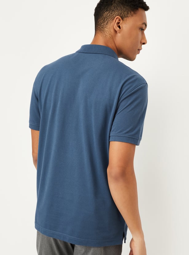 Buy Men Solid Polo T-shirt Online at just Rs. 399.0 - 1000014664186 ...