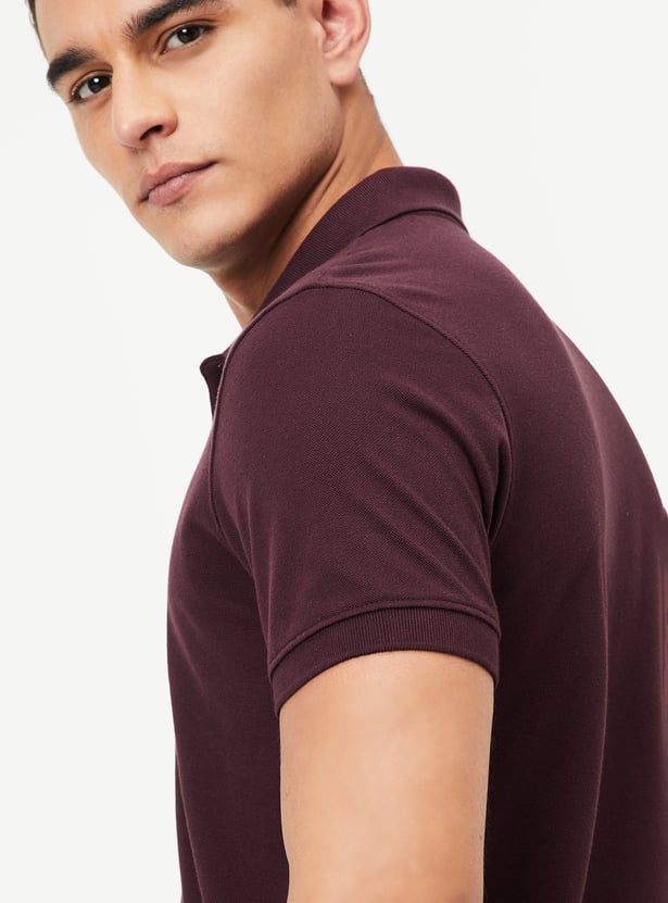 Buy Men Solid Polo T-shirt Online at just Rs. 399.0 - 1000014664204 ...