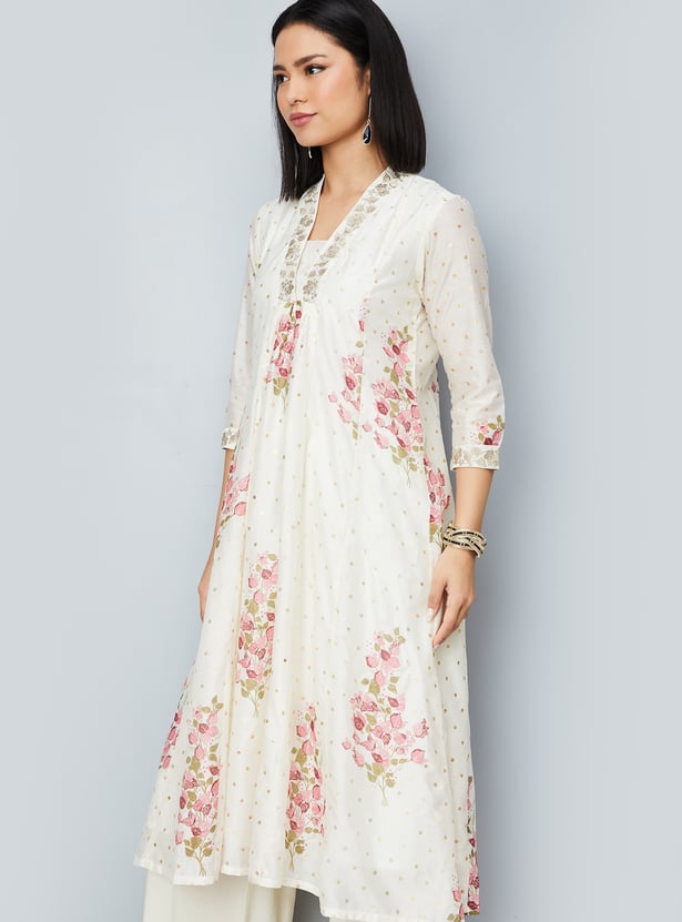 Buy Kalki x Max Women Printed A-line Kurta Online at just Rs. 1499.0 ...