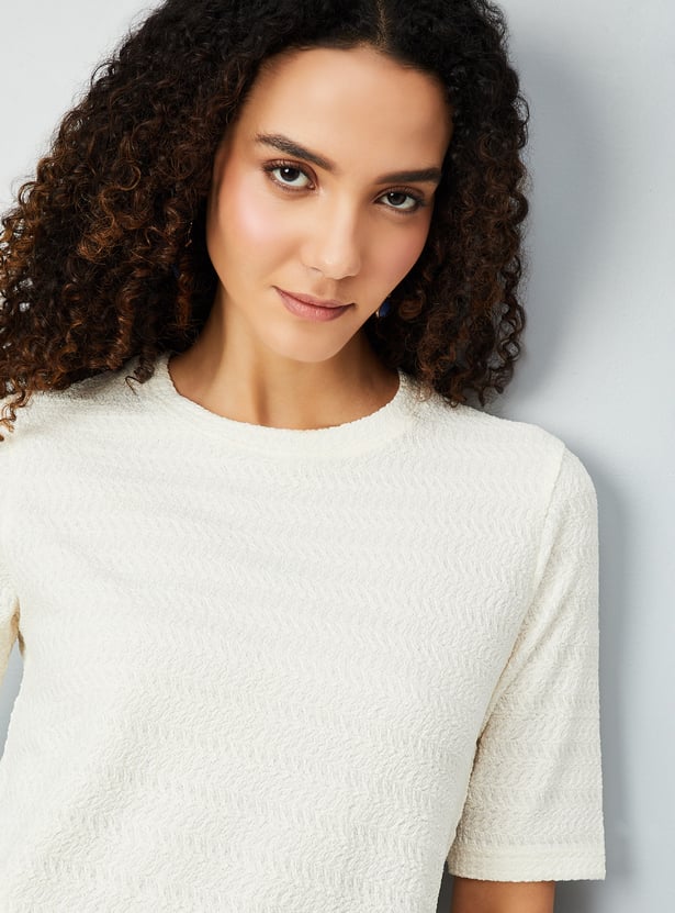 Buy Women Textured Top Online at just Rs. 399.0 - 1000014717854 | Max ...